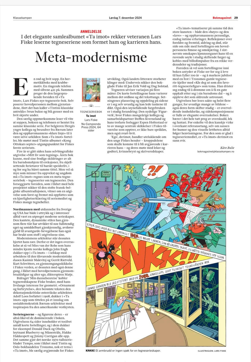 Lars Fiske: Ta imot SIGNERT MED TEGNING PÅ BOKAS TITTELSIDE! – No ...