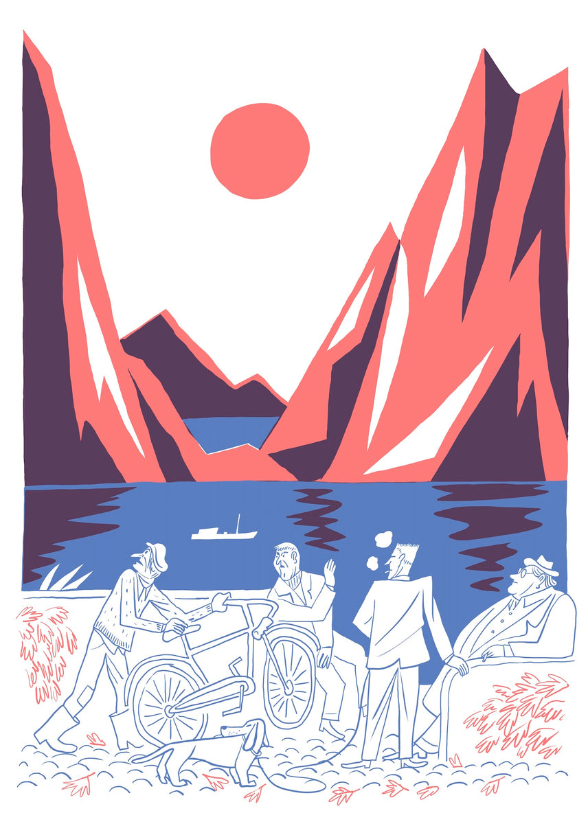 Bendik Kaltenborn: "Gossip Guys Remastered" HQ Print – No Comprendo Press