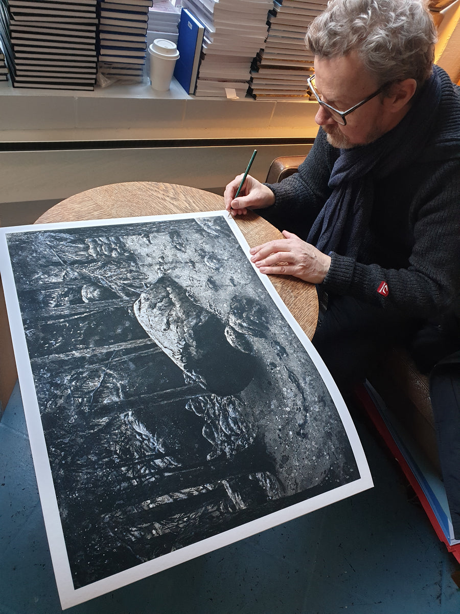 Steffen Kverneland: Steinen. Signert HQ print – No Comprendo Press